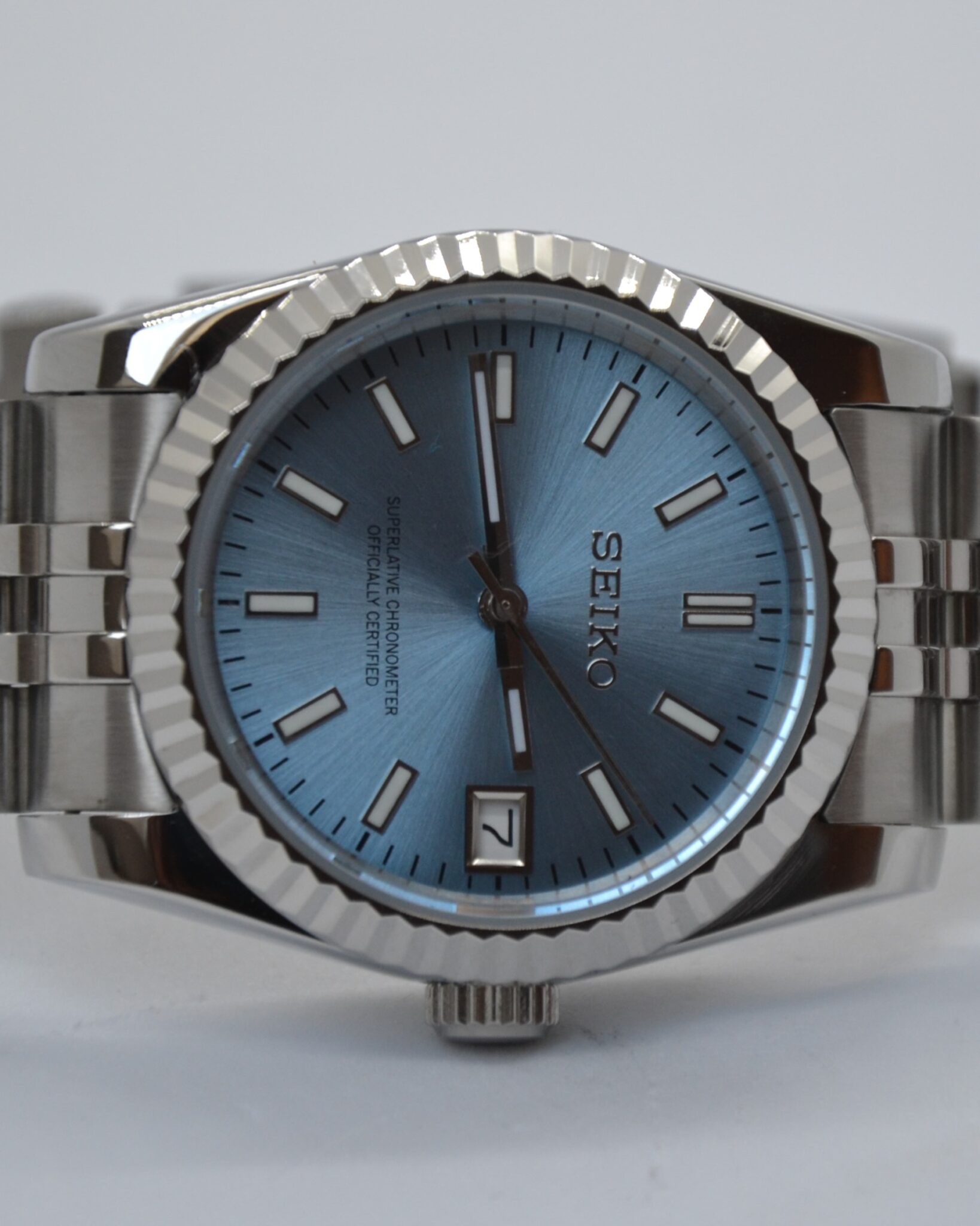 Sky Blue Datejust Fluted Clarinda Watches Sky Blue Datejust Fluted Clarinda Watches